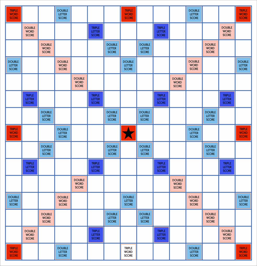 Scrabble Board Template – (Laser Ready Digital Download – AI, SVG, PDF ...