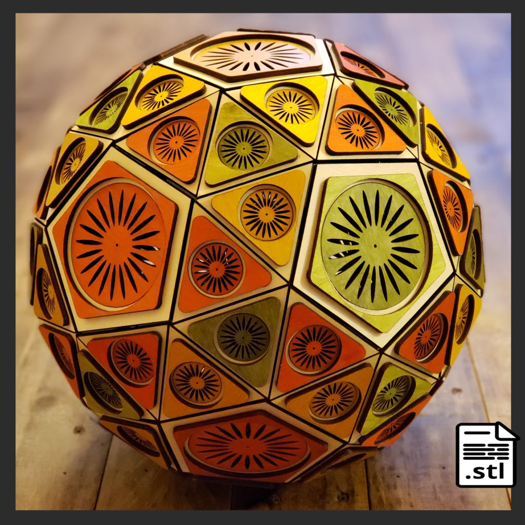 Snub Dodecahedron Connectors – Digital Download – Alien Workshop Design